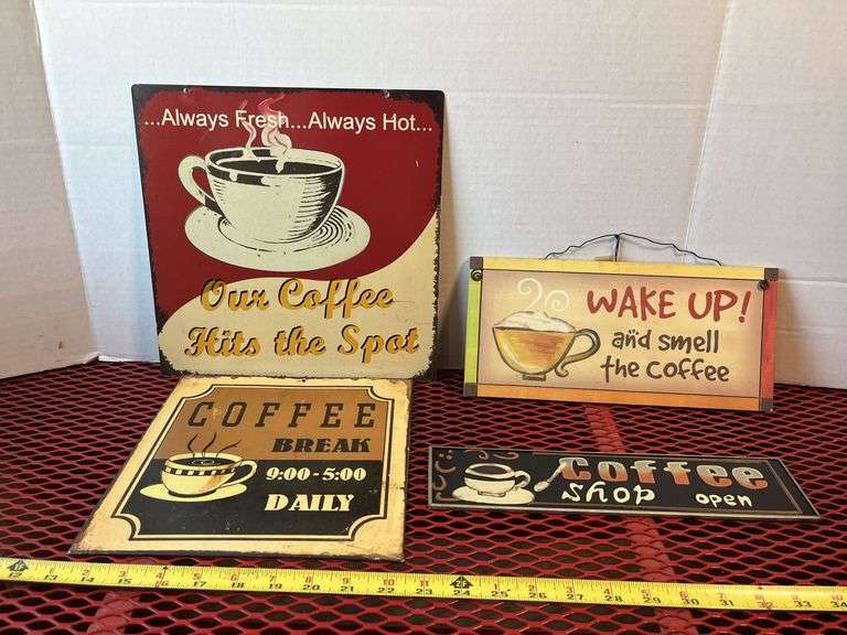 Coffee Wall signs - Metzger Property Services, LLC