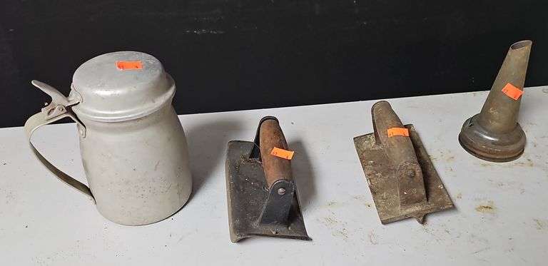 Concrete tools, pitcher, funnel - Metzger Property Services, LLC