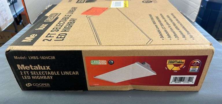 Cooper 2 FT. Selectable Linear LED Highbay Light • Model: LHBS-1824C3R ...