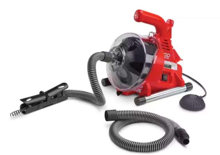 RIDGID PowerClear 120-Volt Drain Cleaning Snake Auger Machine - Metzger ...
