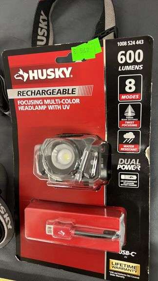 Husky Rechargeable Focusing Flashlight & Husky Rechargeable Focusing ...