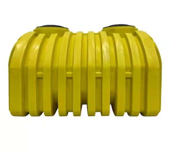 VPC 1000 Gal. Yellow Polyethylene Two Compartment Septic Tank - Metzger ...