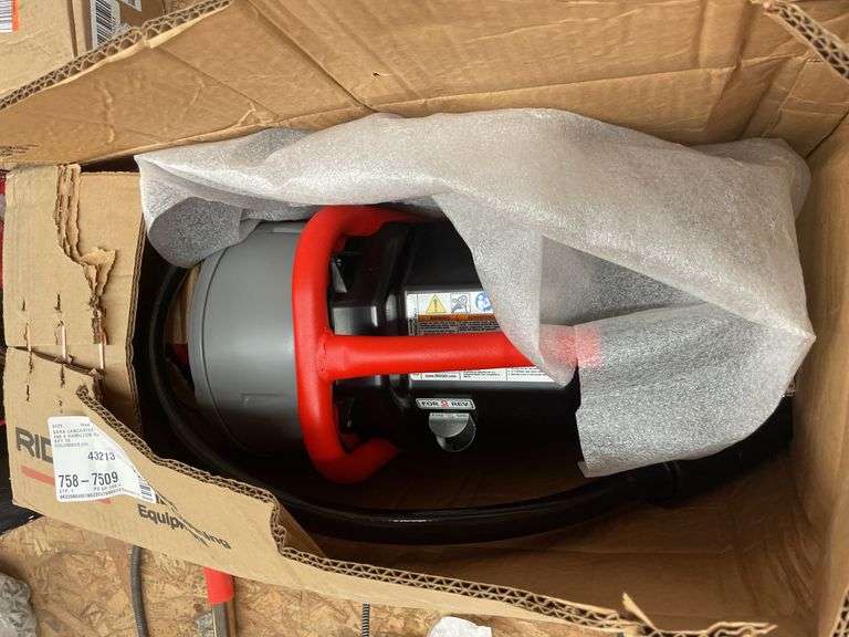 RIDGID K-40AF Drain Cleaning Autofeed Snake Auger Machine with C-13 5/ ...