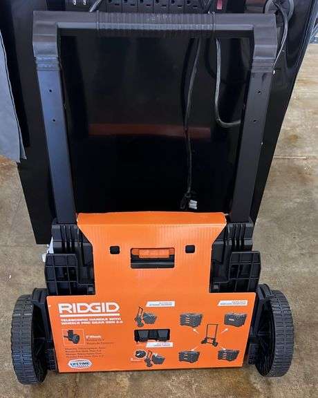 Ridgid Telescopic Handle with Wheels Pro Gear Gen • 2.0 25.5”W ...