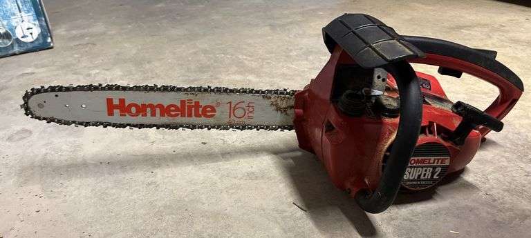 Homelite chainsaw super 2 model with case - Metzger Property Services, LLC