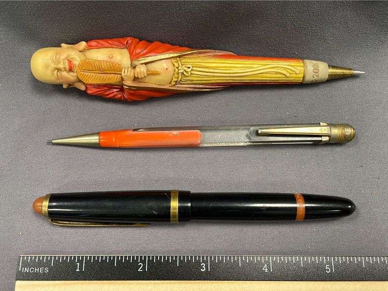 3 Writing/Drafting Implements: Koh-I-Noor Rapidigraph, Acrylic ...