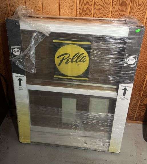 New - Pella Double Hung Aluminum Clad & Wood Window Rough Opening 29 3/ ...
