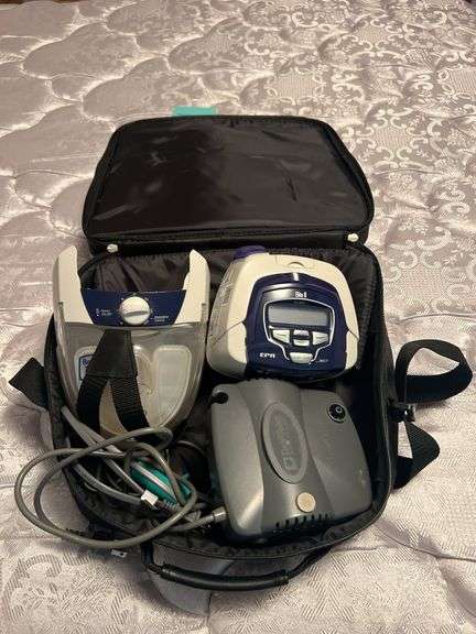 Resmed Bag & with DeVilbiss Nebulizer Model:3655LT • Resmed EPR Elite ...
