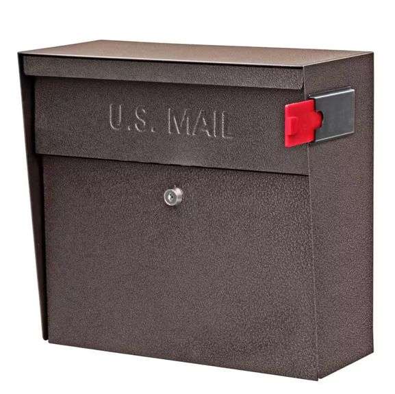 Mail Boss Metro Locking Wall-Mount Mailbox with High Security ...