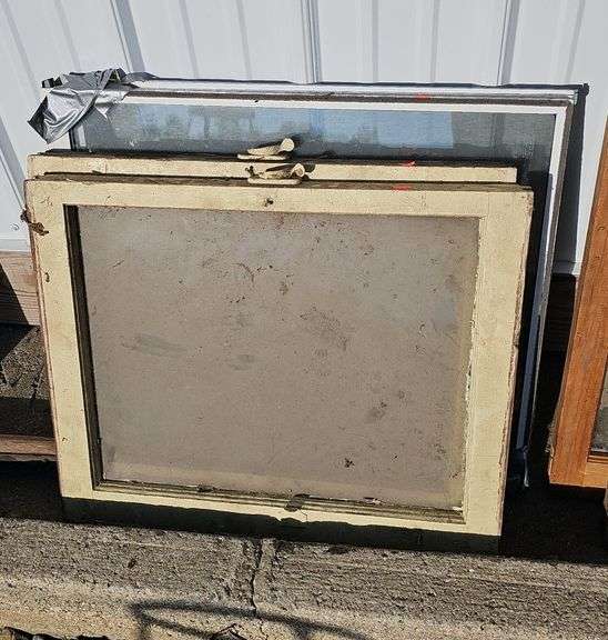 2- Windows 19.5" x 24", glass and wire screen insert - Metzger Property ...
