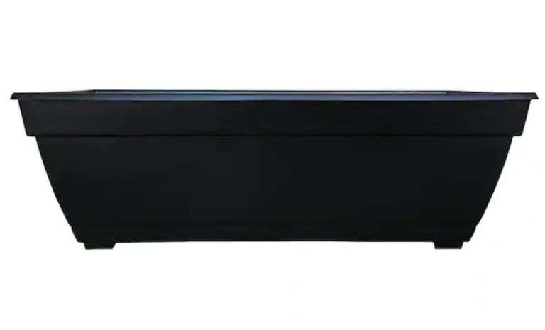 Dynamic Design Newbury Extra Large 26.85 in. x 12 in. 17 qt. Black ...