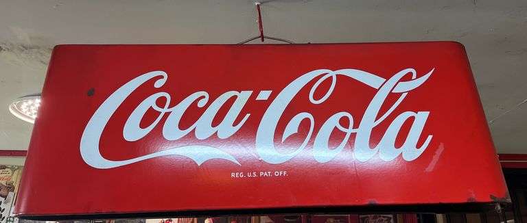 Coca-Cola enamel signs 43x12 - Metzger Property Services, LLC