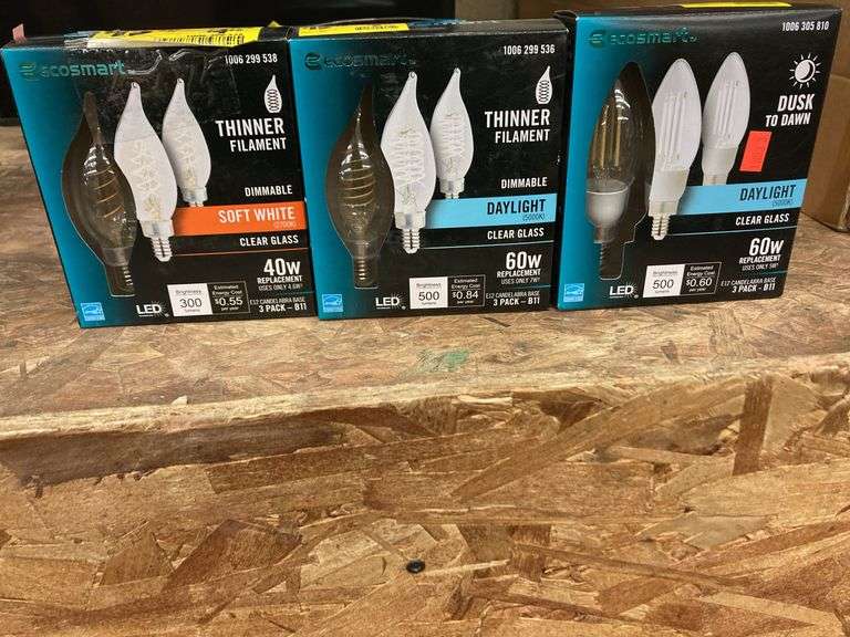 3-thinner filament bulb assortment - Metzger Property Services, LLC