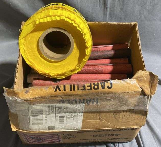 55pc Road Flares & Tape Do Not Cross 7" dia - Metzger Property Services ...