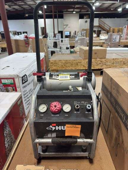 Husky 4.5 Gal. 175 PSI Portable Electric Quiet Air Compressor - Metzger ...