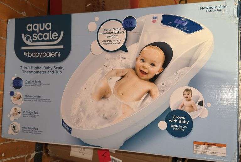 Aqua scale 3in1 scale, thermometer & tub - Metzger Property Services, LLC