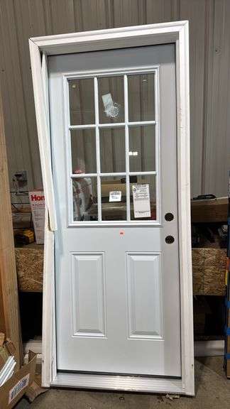 30”x80” left hand door with broken frame - Metzger Property Services, LLC