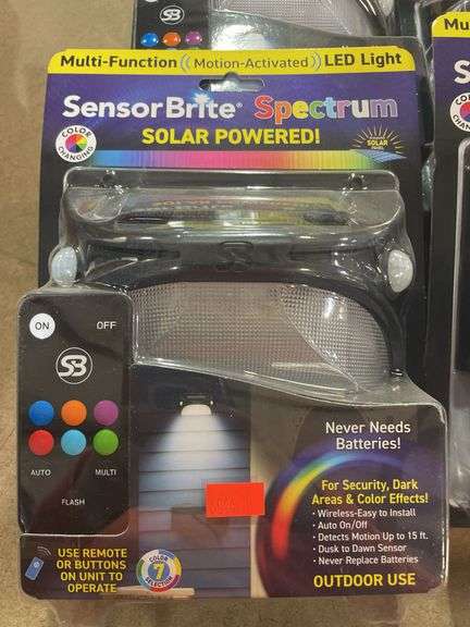 Sensor Brite Spectrum Solar Powered Light - Metzger Property Services, LLC