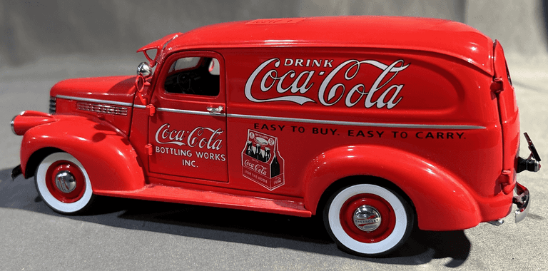 The Danbury Mint Drink Coca-Cola Metal Car 7.5" - Metzger Property ...