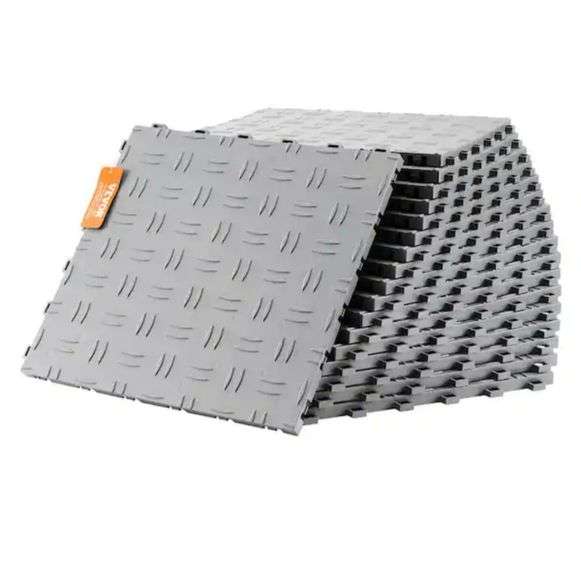 VEVOR Garage Tiles 12 in. W x 12 in. L Garage Floor Covering 50 sq. ft ...