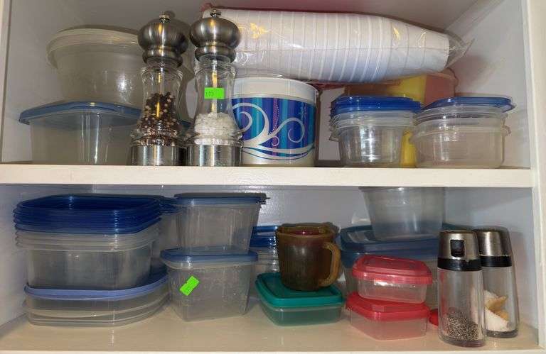 Salt and pepper mills, Plastic containers - Metzger Property Services, LLC