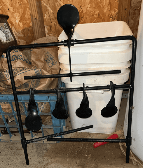 Iron shooting target 15x16" - Metzger Property Services, LLC