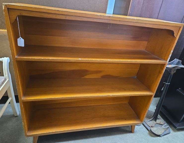 MCM Solid wood bookcase 36x9 1/2x36 - Metzger Property Services, LLC