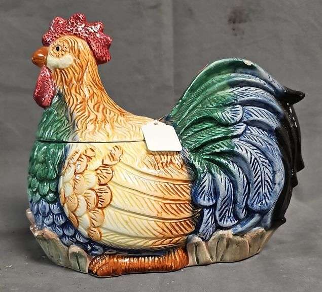 1991 Cracker Barrel rooster cookie jar - Metzger Property Services, LLC