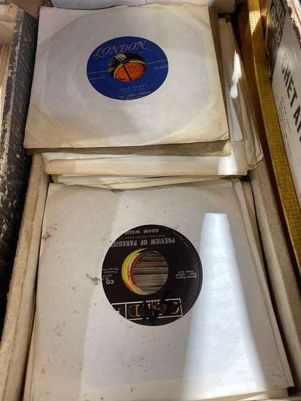50+ 45 RPM Vinyl Records - Firebird, The Monkees, Marcie Blane, Len ...