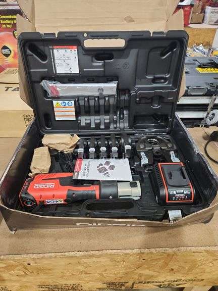 RIDGID RP 351 ProPress Inline Standard Press Tool Kit (Includes Case ...