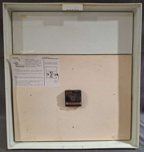 Winston Plastic Wall Clock 16" x 17.5" - Metzger Property Services, LLC