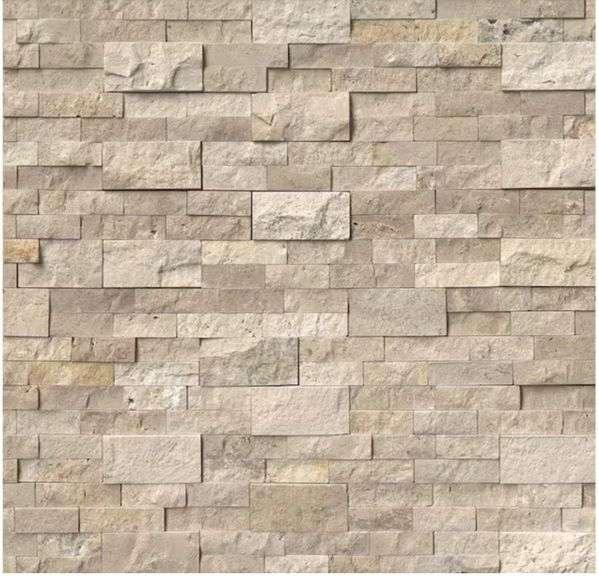 5 boxes- MSI Roman Beige Ledger Panel 6 in. x 24 in. Splitface ...