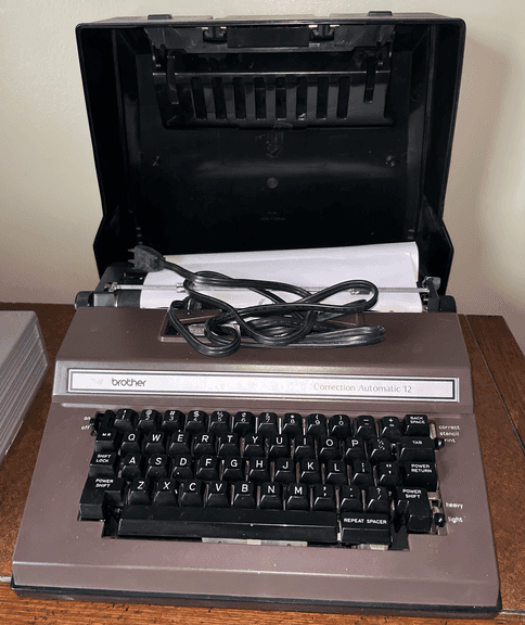 Brother Automatic Electric Typewriter - Metzger Property Services, LLC