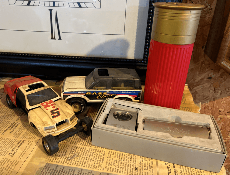 Nylint bass classic truck, shotgun bank plastic, Nascar desk set, stock ...
