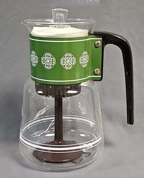 Cory Glass Coffee Pot 9" - Metzger Property Services, LLC