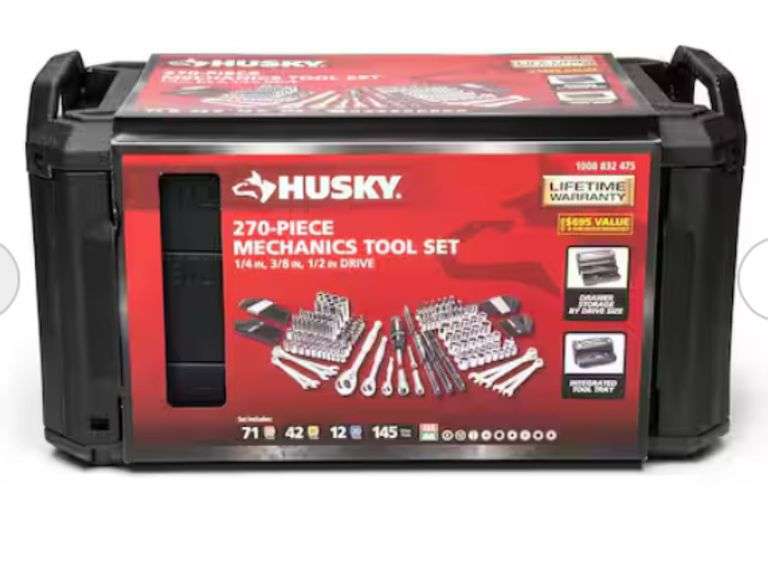 Husky Mechanics Tool Set (270-Piece) - Metzger Property Services, LLC