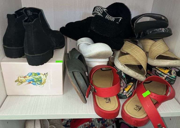 Women's shoe and sandal assortment - Metzger Property Services, LLC