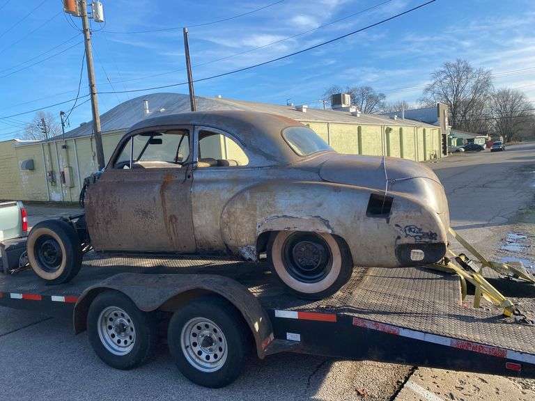 1950 Chevy Bus CPE, vehicle was running and driving then disassembled ...