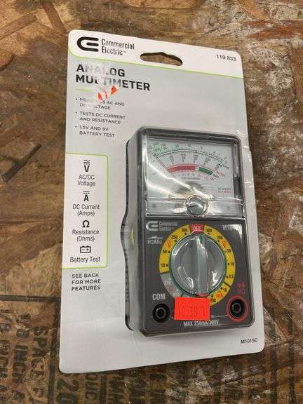 Commercial Electric Analog Mulimeter - Metzger Property Services, LLC