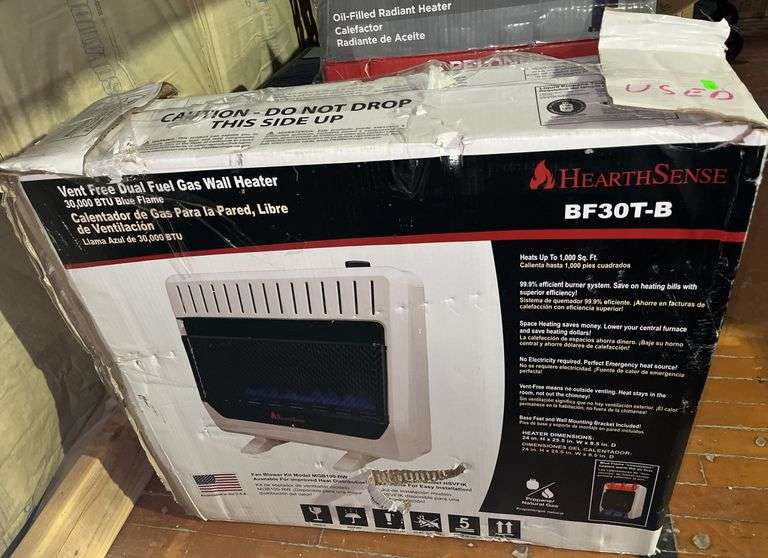 Hearth Sense Vent Free Blue Flame Heater BF30T-B (used) - Metzger ...