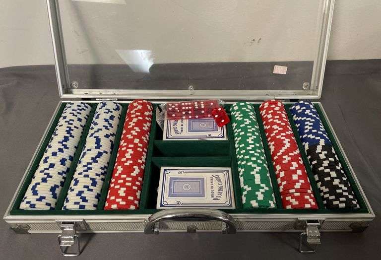The Great Game of Poker Set in Case - Metzger Property Services, LLC