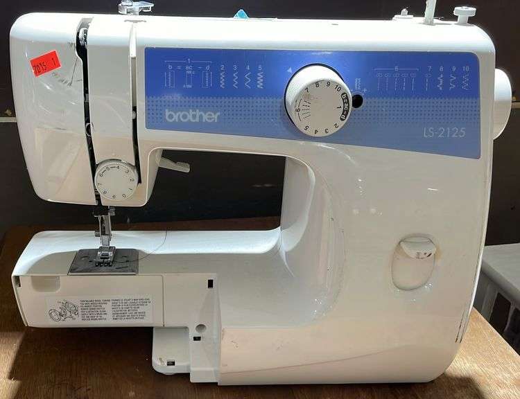 Brother Sewing Machine Model LS-2125, 16" L - Metzger Property Services ...