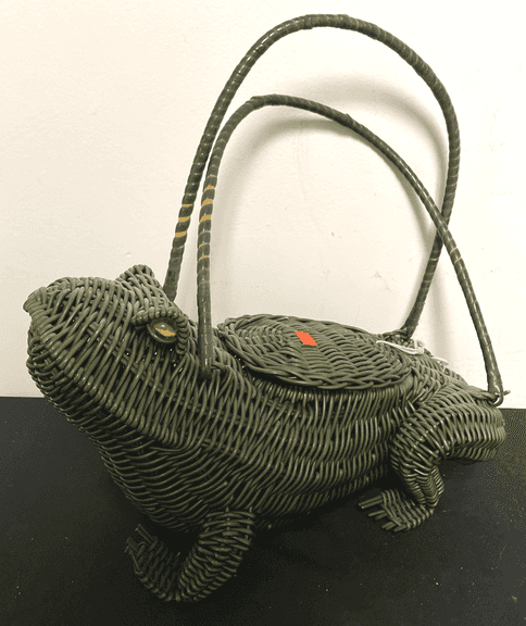 Wicker frog basket - Metzger Property Services, LLC