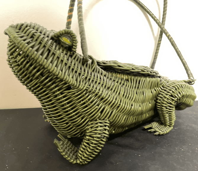Wicker frog basket - Metzger Property Services, LLC