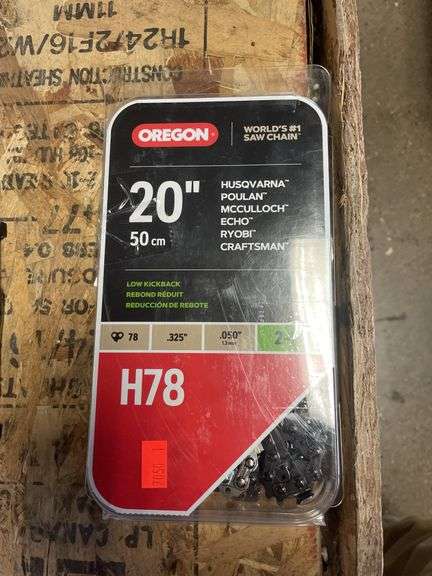 Oregon 20” H78 Low Kickback Saw Chain - Metzger Property Services, LLC