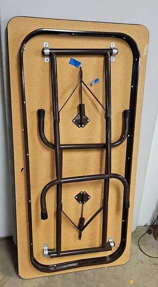 Wood Folding Table 48" - Metzger Property Services, LLC