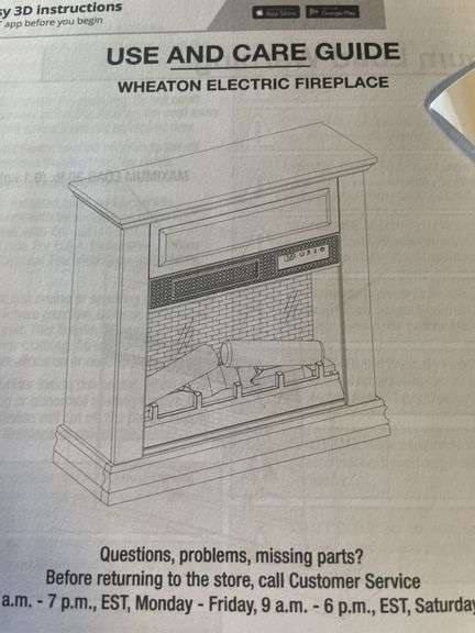 Stylewell Wheaton Electric Fireplace - Metzger Property Services, LLC