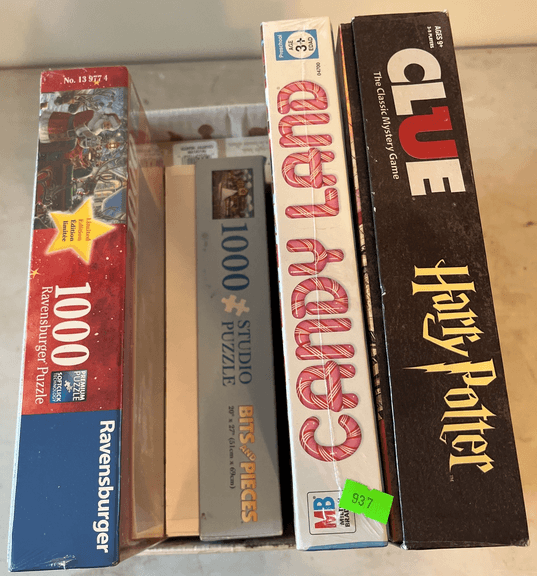 Harry Potter Clue, Candy Land & Puzzles - Metzger Property Services, LLC