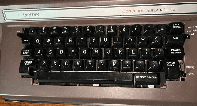 Brother Automatic Electric Typewriter - Metzger Property Services, LLC