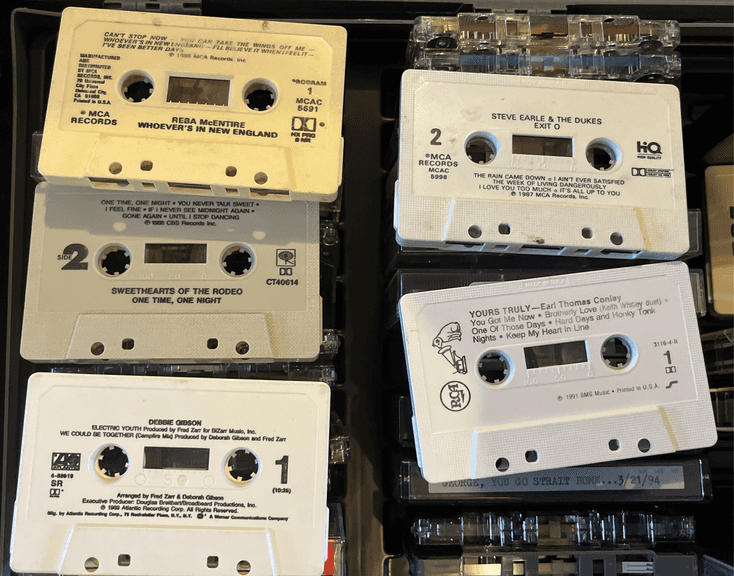Cassette assortment inc. Treasury of Country, Regina Elliott, "It's ...
